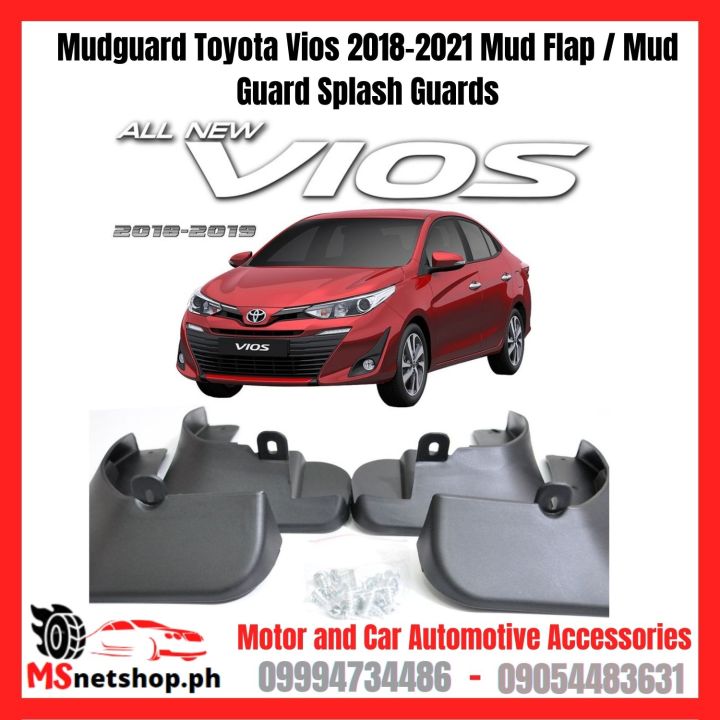 Mudguard Toyota Vios 2018-2021 Mud Flap / Mud Guard Splash Guards ...