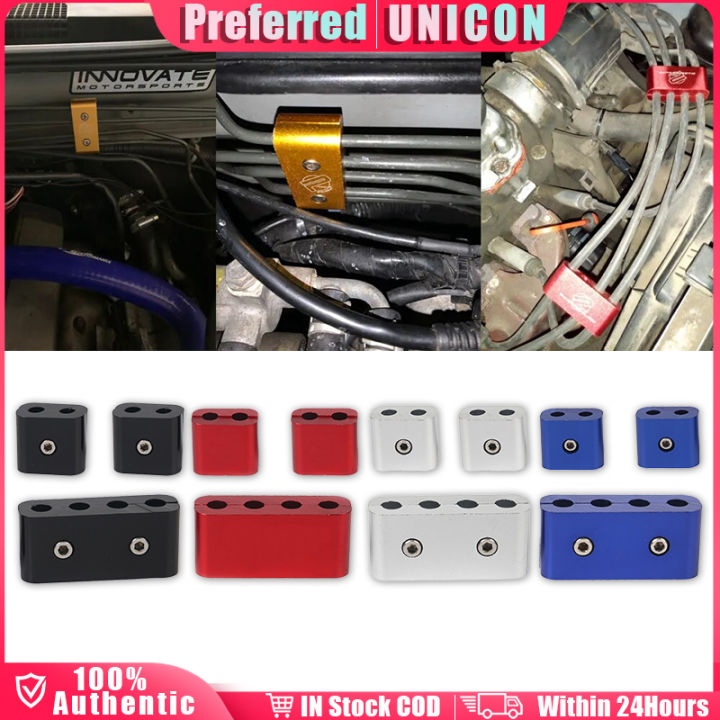 Set of 3 Car Spark Plug Cable Separator Aluminium Alloy Ignition Line ...