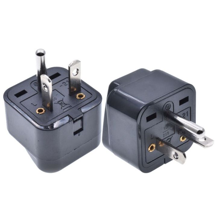 15A US NEMA 6-20P Industry Plug Adaptor Universal Socket Converter American Grounded 3 Pin AC ...