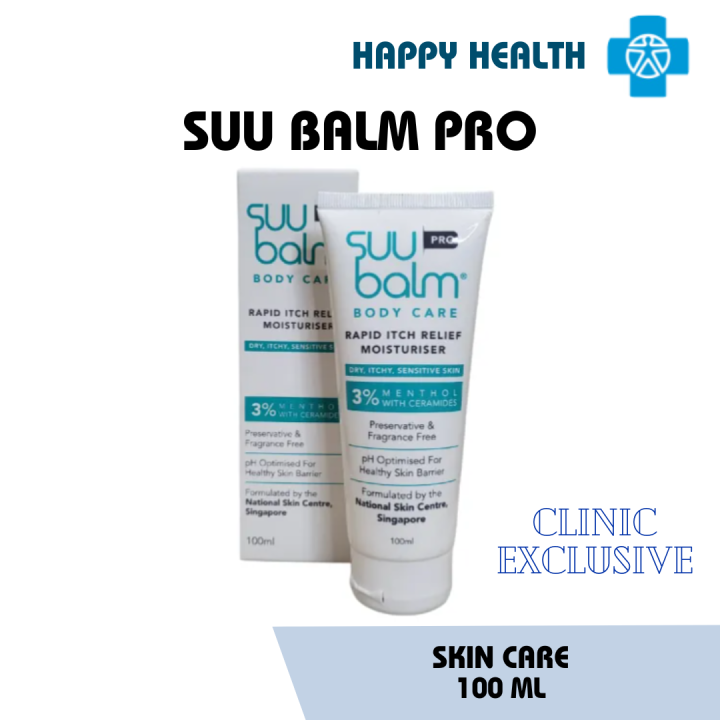 SUU BALM PRO BODY CARE (EXP FEB 2028) - RAPID ITCH RELIEF MOISTURISER 100ML | Lazada Singapore
