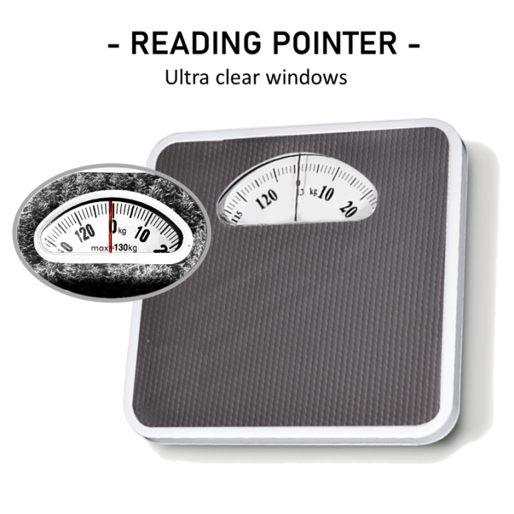 130KG Mechanical Analog Bathroom Weighing Scale Personal Body Health ...