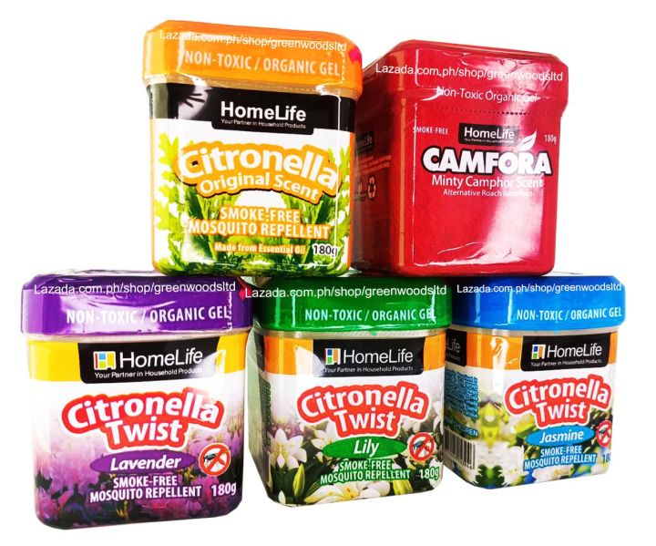 Citronella Twist (Lavender, Lily, Jasmine, Original, Camphor Scent ...