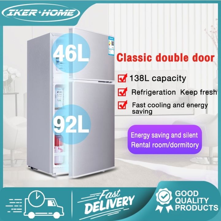 New smart refrigerator new two-door refrigerator 3.46Cu ft./5.68Cu ft ...