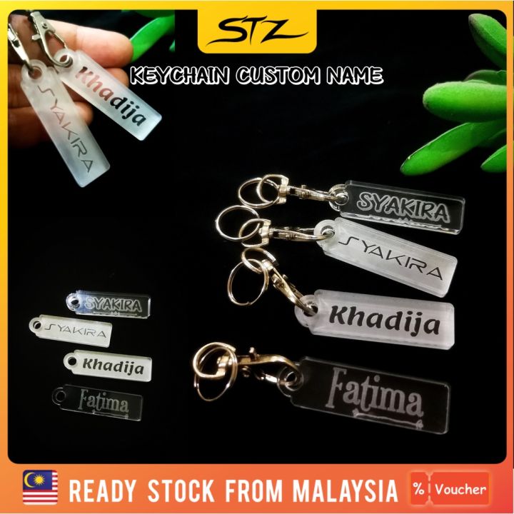 Fast And Cheap Customize Keychain Name Acrylic Premium Gift Tag ...