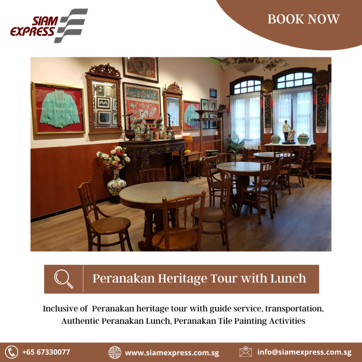 [Siam Express] Peranakan Heritage Tour with Peranakan Tile Painting (5 ...