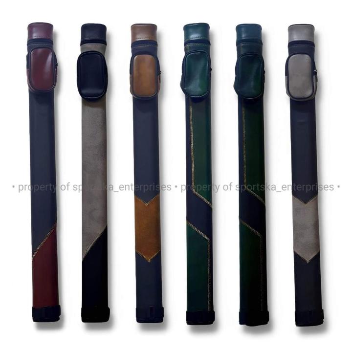 Billiard Cue Sticks - Leather Hard Case / Lagayan ng Tako ng Bilyaran ...