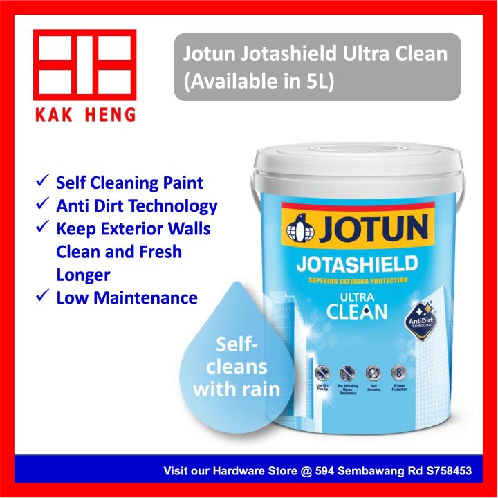 Jotun Jotashield Ultra Clean (1L) Exterior Wall Clean & Fresh Self ... Jotun Jotashield Ultra Clean (1L) Exterior Wall Clean & Fresh Self ...