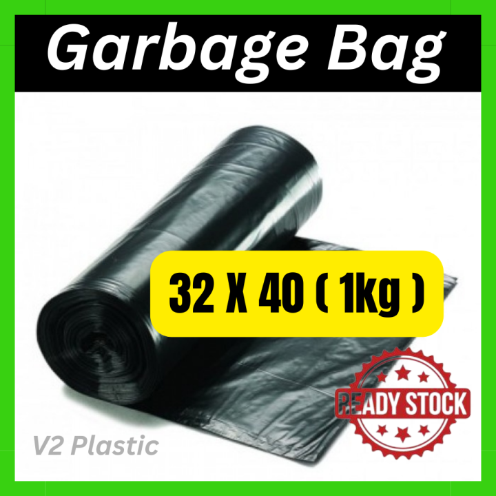 Garbage Bag Plastic Bag Extra Large Thick Heavy Duty/Plastik Beg Sampah ...