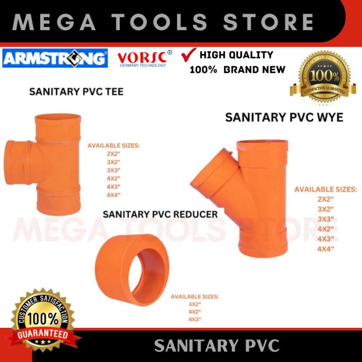 PVC ORANGE ( BUSHING REDUCER / PVC TEE / PVC WYE ) WATERS FITTINGS ...