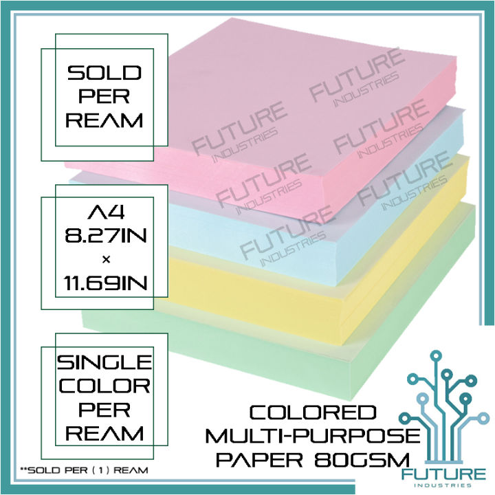 Colored Bond 24 Colored Paper Multi-Purpose Colored Paper Multipurpose ...