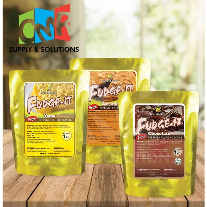FUDGE-IT Caramel / Yema / Chocolate / Ube1kg | Lazada PH
