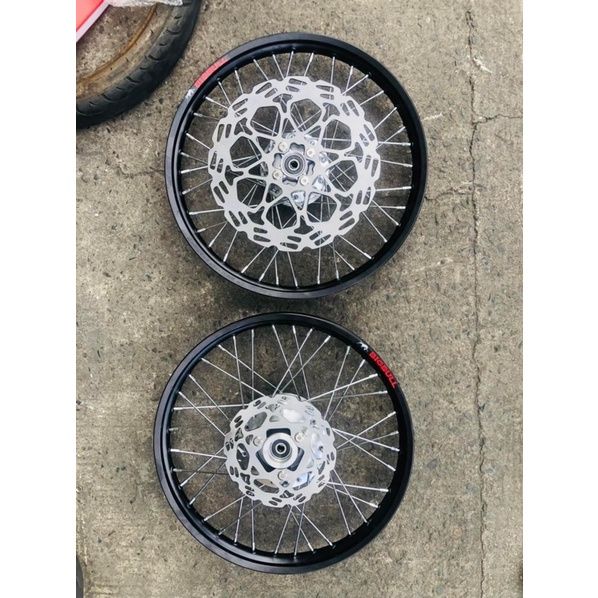 RIMSET RAIDER 150 CARB/RAIDER 150 FI PLUG AND PLAY WITH SPACER AND ...