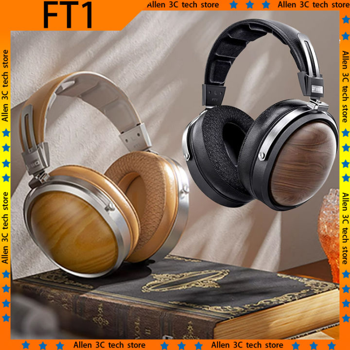 Original Fiio FT1 Walnut Wood Gaming Headset HIFI Headphones 60Mm ...