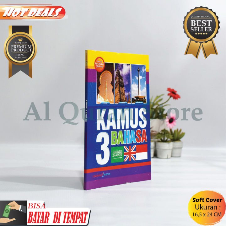 Kamus 3 Bahasa Arab Inggris Dan Indonesia Beserta Gambar Full Color ...