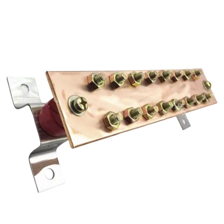 5x50x300mm Tinned Copper Grounding Busbar Equipotential Battery Link ...
