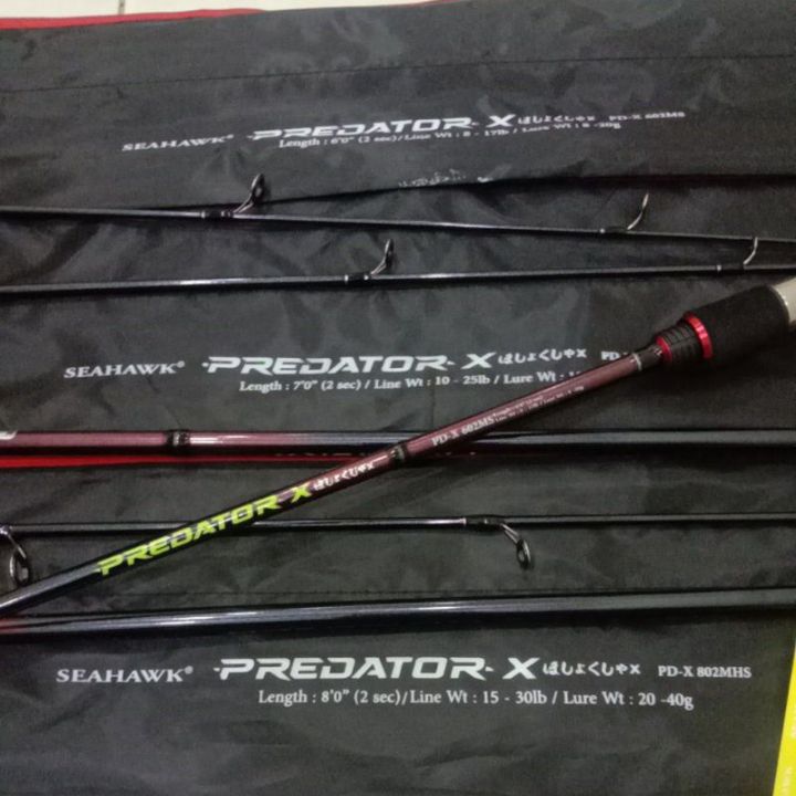 ROD PREDATOR X SEAHAWK SPINNING FISHING ROD | Lazada