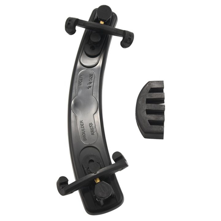 Violin Shoulder Rest Adjustable Feet + Violin Practice Mute +Violin ...