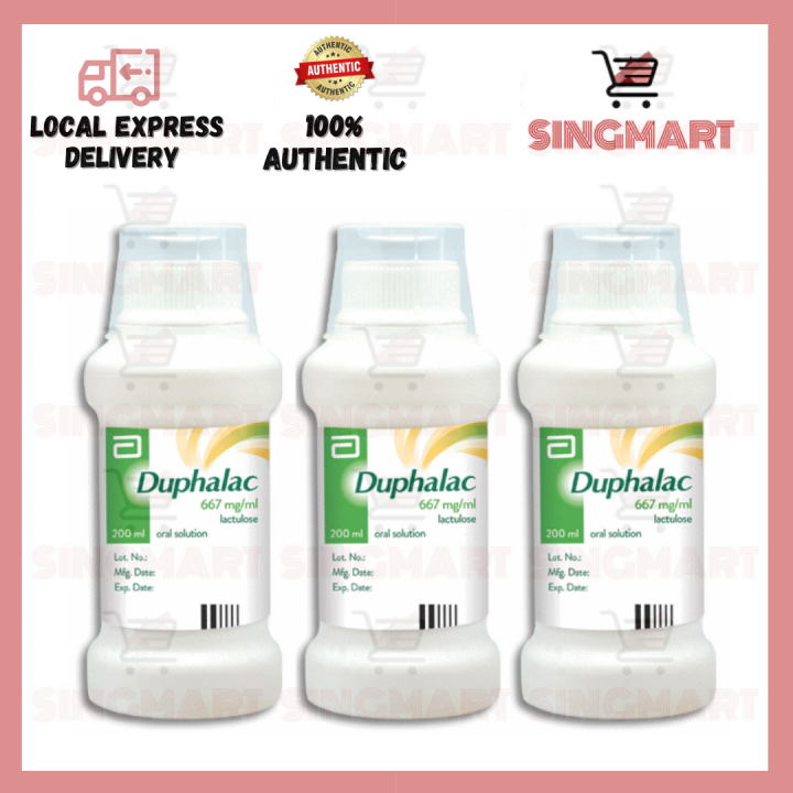 (SG READY STOCK) Exp 2025/ Duphalac Oral Solution 200ml x 3 for ...