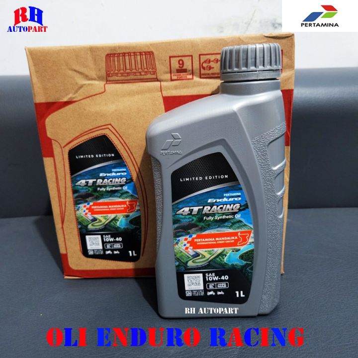 OLI ENDURO 4T RACING 1 LITER SAE 10W-40 API SL OLI ENDURO 4T 800ML OLI ...