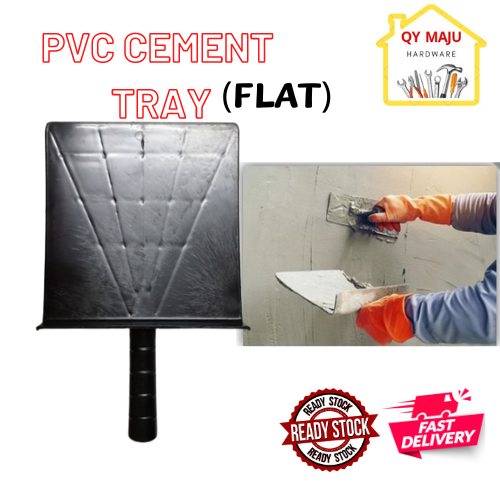 PVC Cement Tray /Tray Cement/Dulang Simen / Cement Holder Flat | Lazada