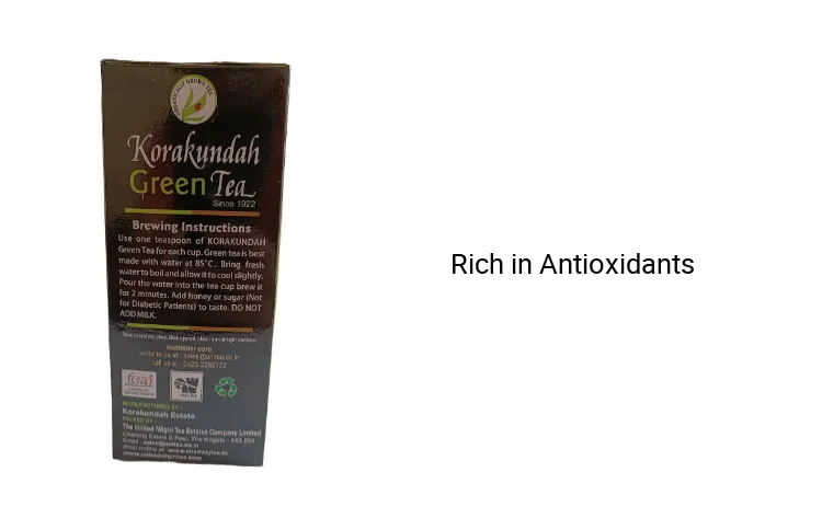 Organic Green Tea 250 g | India's Finest Organic Tea | Rich in Antioxidants | Chamraj Nilgiri ...