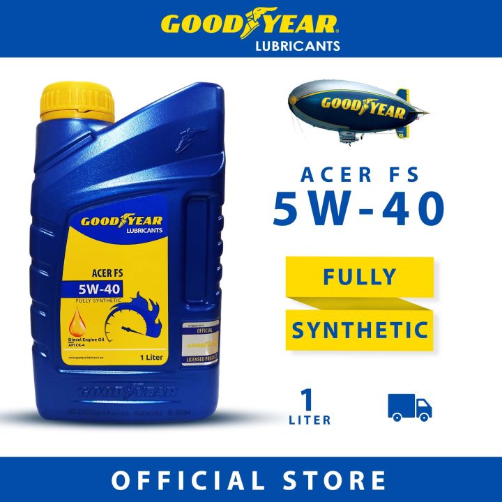 GOODYEAR Fully Synthetic ACER FS 5W40 Diesel Engine Oil (1 Liter ...