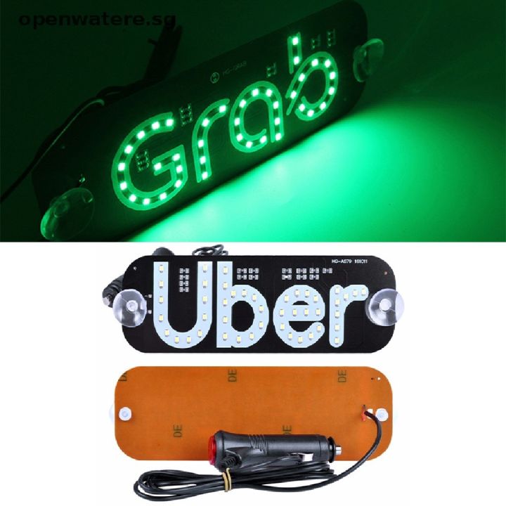 Openwatere Universal GRAB Taxi LED Advertising Sign Indicator Light ...