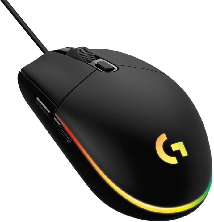 Logitech G203 LIGHTSYNC Wired Gaming Mouse -White/ Black - PC Gaming vs ...