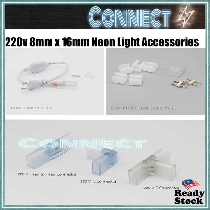 Neon Light Accessories Neon Light Connector Clip Neon Light Connector ...