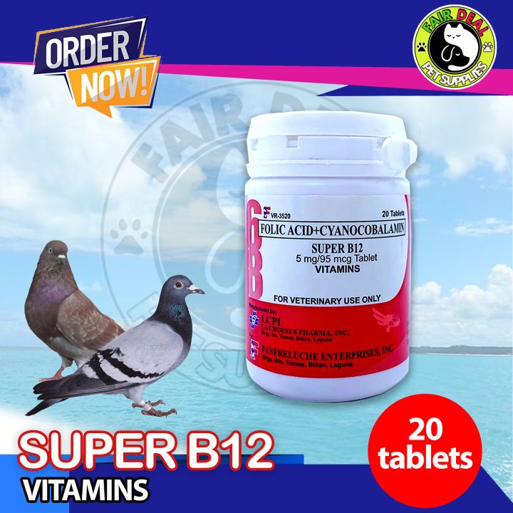 Super B12 Pigeon Vitamins (20 Tablets) | Lazada PH