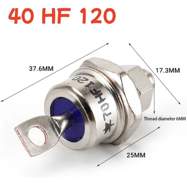 85hf120 Rectifier Diode Stud Mount Diode 85a/40a/25a 1200v Positive ...