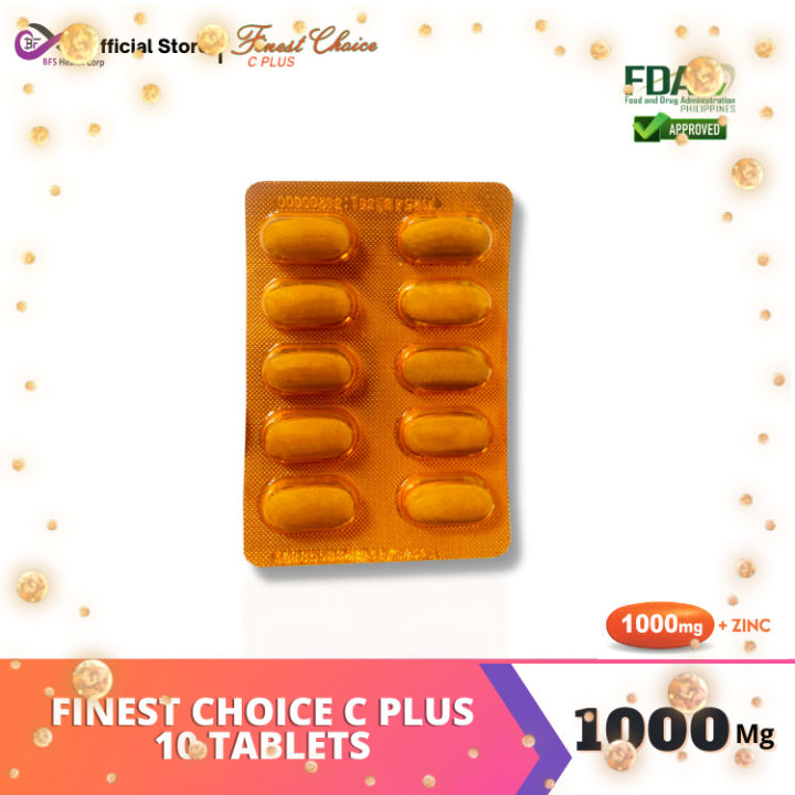 Finest Choice C Plus 10 Tablets | Lazada PH