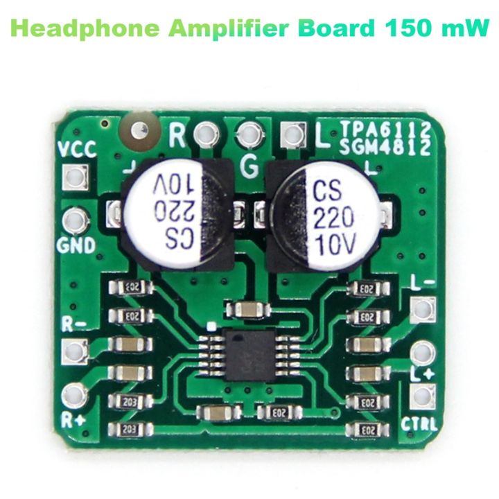 Headphone Amplifier Board 150 MW Audio Differential Balanced TPA6112 ...