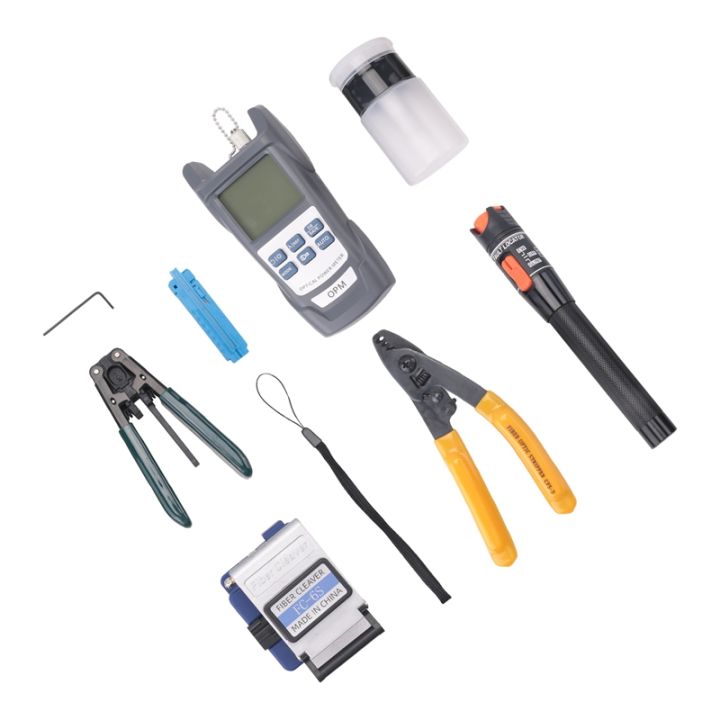 Fiber Optic Tool Kit Cutter 10MW Visual Fault Locator Fiber Optic Tool ...