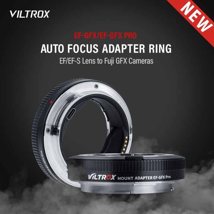 VILTROX EF-GFX Pro Auto Focus Medium Frame Lens Adapter for Canon EF EF ...