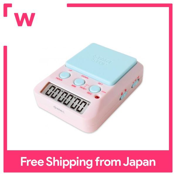 [รุ่นปรับปรุง] เครื่องจับเวลาเรียน Dretec 2โหมดเงียบ T-587PK สีชมพู/สีฟ้า | Lazada.co.th