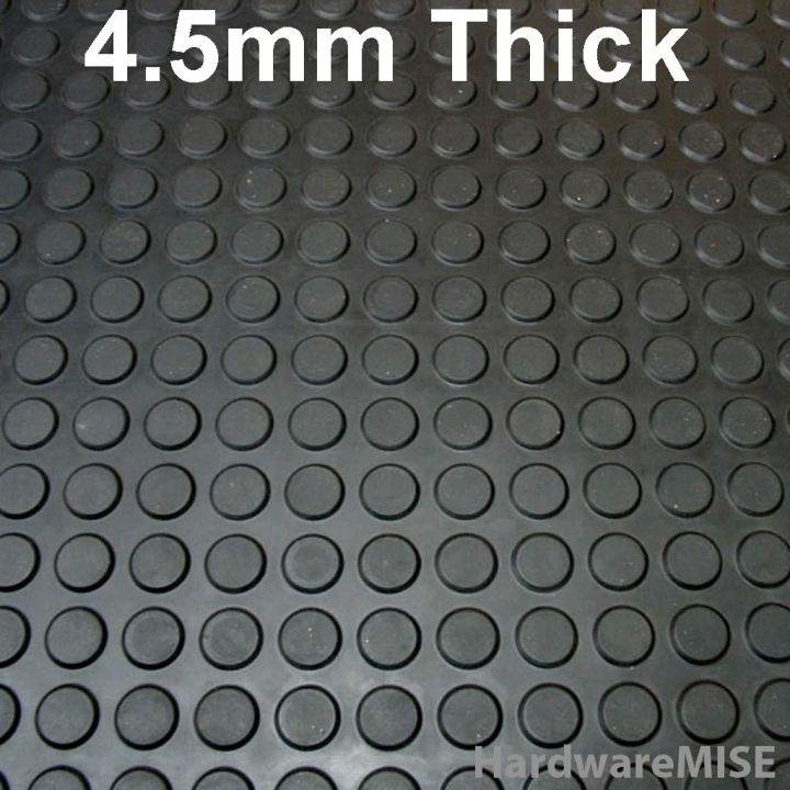 Round Stud Rubber Mat 4.5mm Thick Anti-skid Round Stud Rubber Floor ...