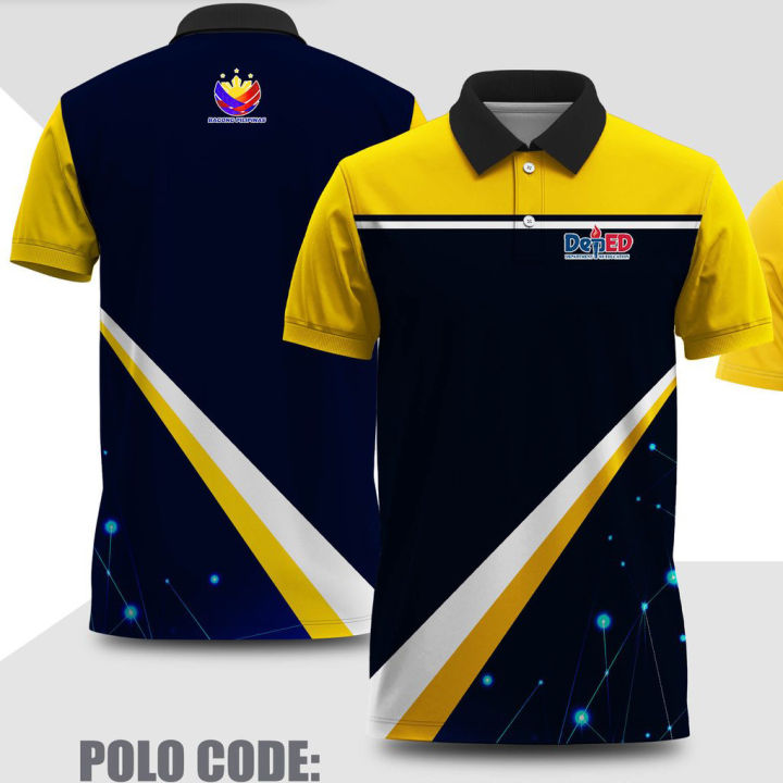New Design DEPED MATATAG POLO SHIRT FULL SUBLIMATION POLO-Shirt FOR MEN ...