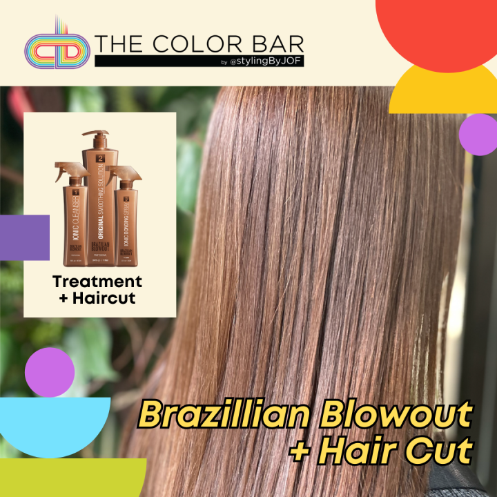 BUNDLE #4 - Brazilian Blowout + Haircut | Lazada PH