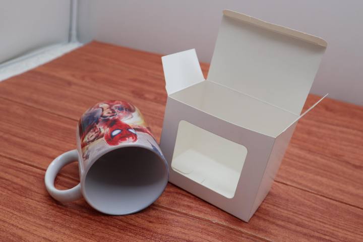 50 PCS BUNDLE WHITE MUG BOX & MUG BOX SIDE WINDOW & CENTER WINDOW (NOT ...
