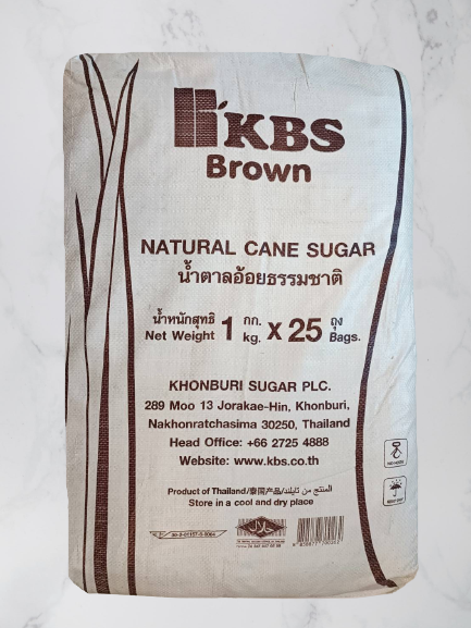 น้ำตาลทรายธรรมชาติเพื่อสุขภาพ KBS 25-100 กก. Healthy Natural Brown Sugar KBS 25-100 kg. | Lazada ...