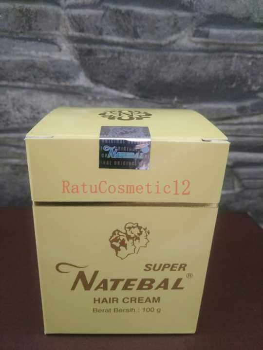 [ RatuCosmetic12 ] Natebal super Hair Cream 100 gr Penghitam Rambut ...