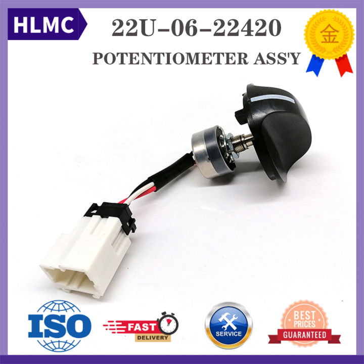 Komatsu Excavator Parts PC200-6 Throttle Motor Knob Switch PC200LC-6 ...