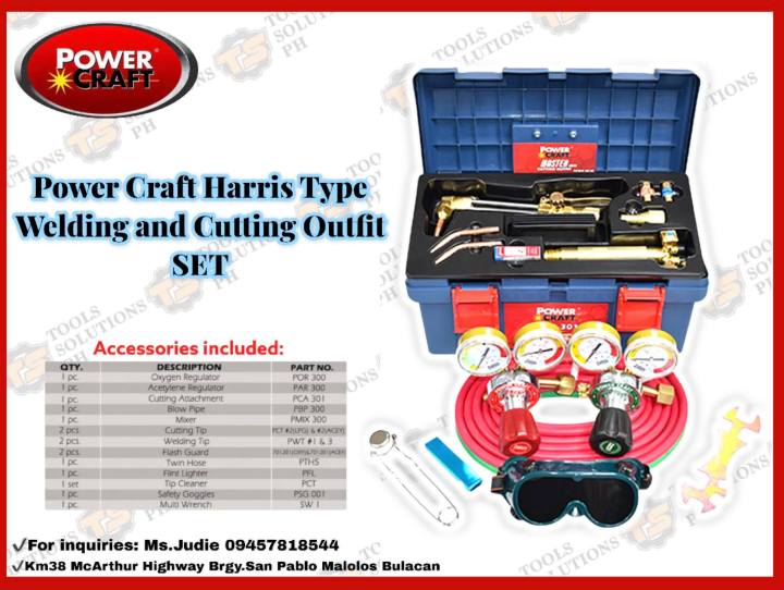 PowerCraft Harris Type Welding and Cutting Outfit SET MADE IN USA ...