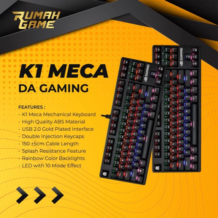 Digital Alliance K1 Meca 2.7 Keyboard Gaming RGB -keyboard Mechanical ...