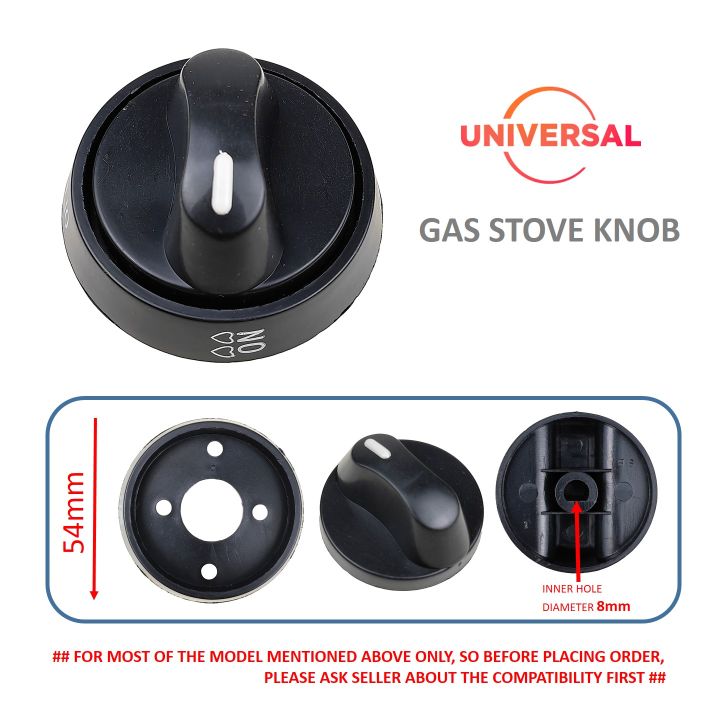 Universal Control Rotary Gas Stove Replacement Knob for Stove ( 1 pc ...