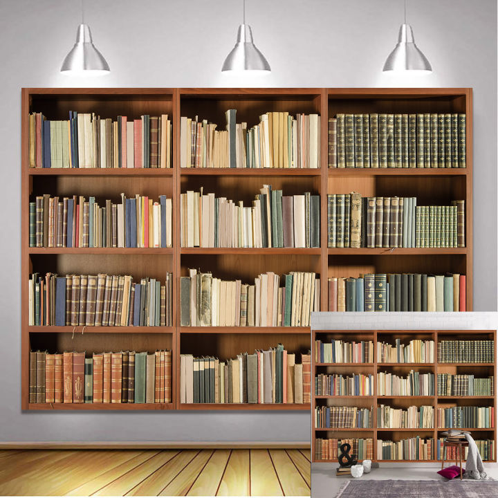 Classic Ancient Library Backdrop Study Room Library Decoration Birthday ...