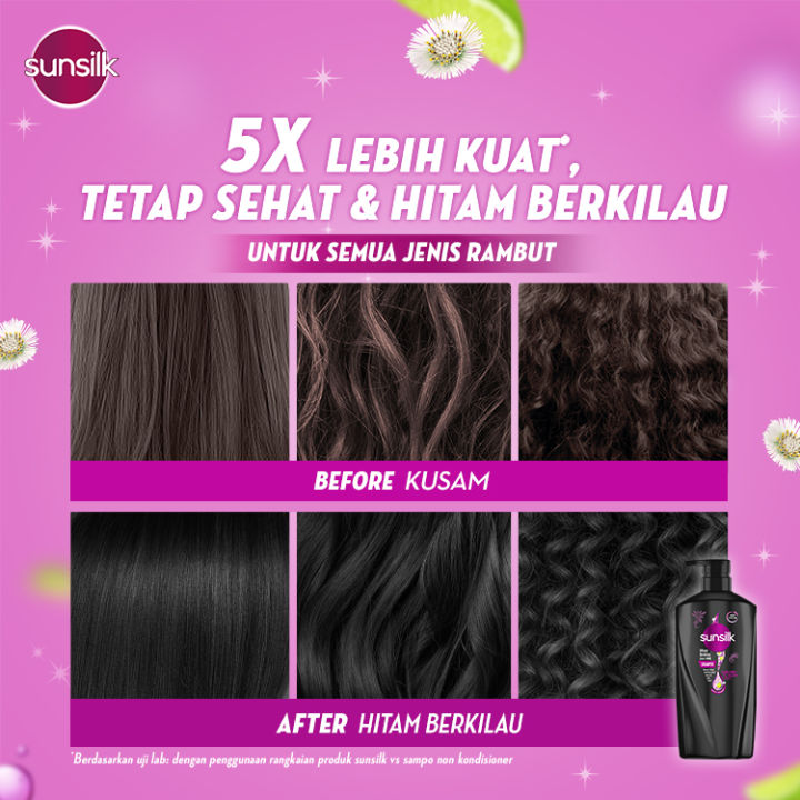 Sunsilk Shampoo Hitam Berkilau Black Shine 900 mL | Lazada Indonesia