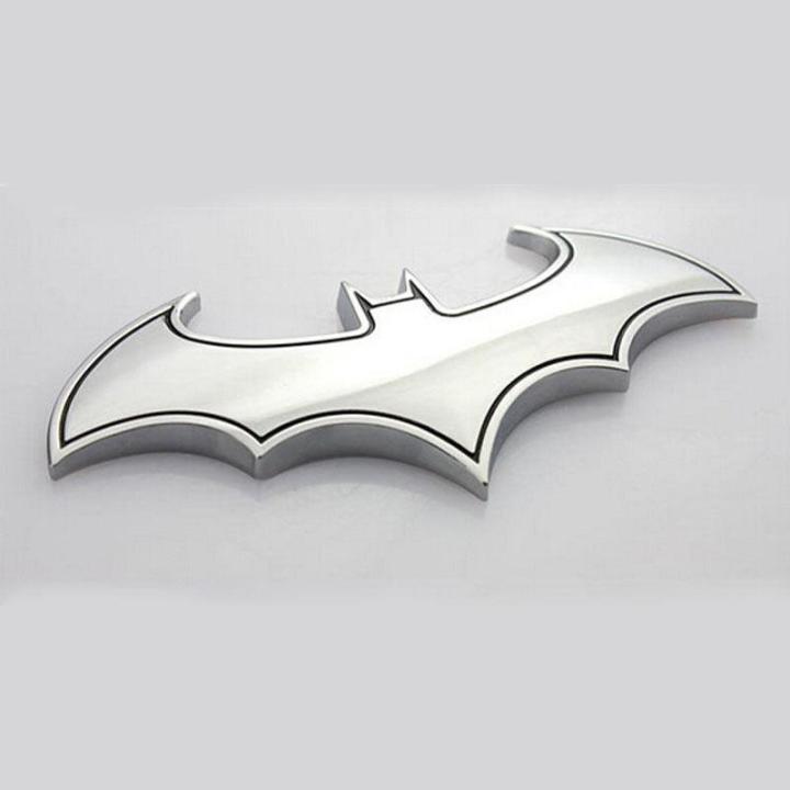 3D Cool Metal Bat Logo Car Stickers Styling Batman Badge Emblem Tail ...