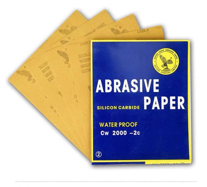 Imported 100 Sheets Abrasive Sandpaper Waterproof Grinding Paper (14 ...